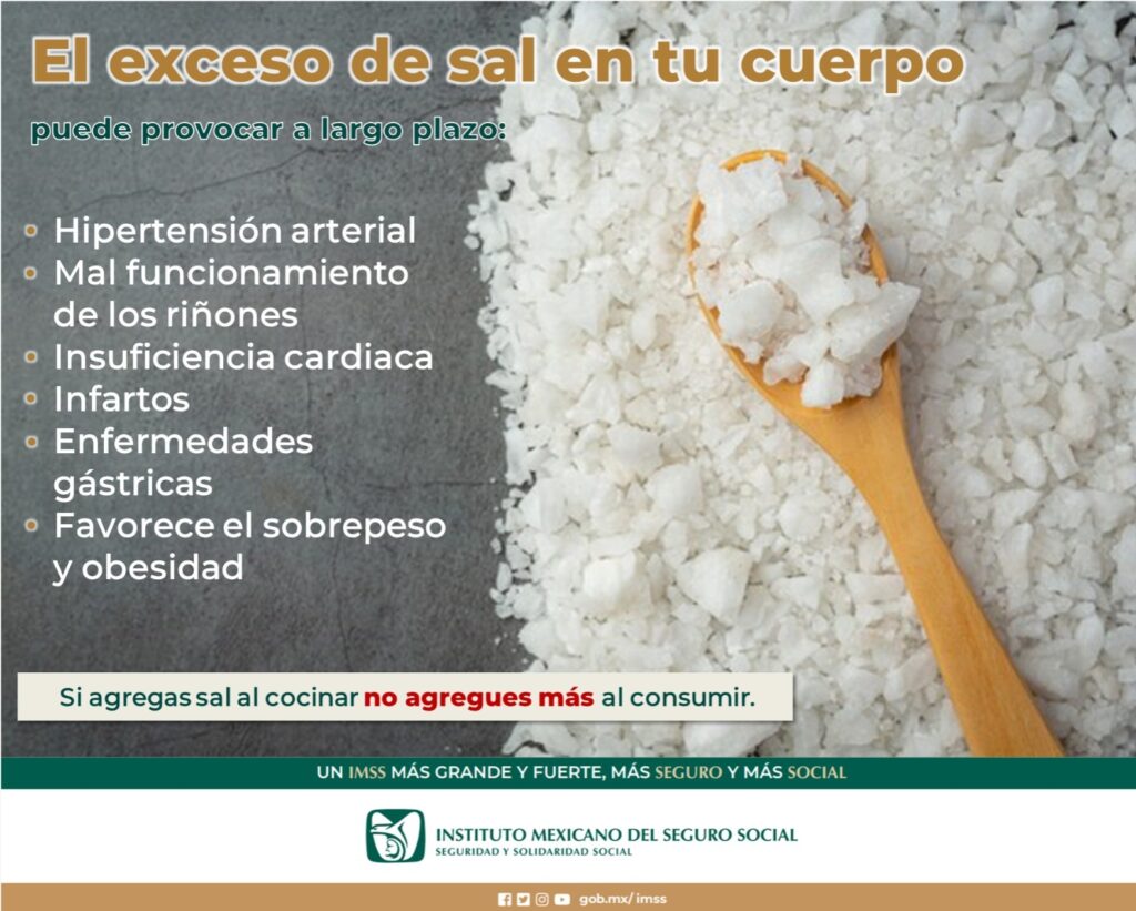Advierte IMSS Chihuahua sobre exceso de sodio, ya que favorece el ... Advierte IMSS Chihuahua sobre exceso de sodio, ya que favorece el ...